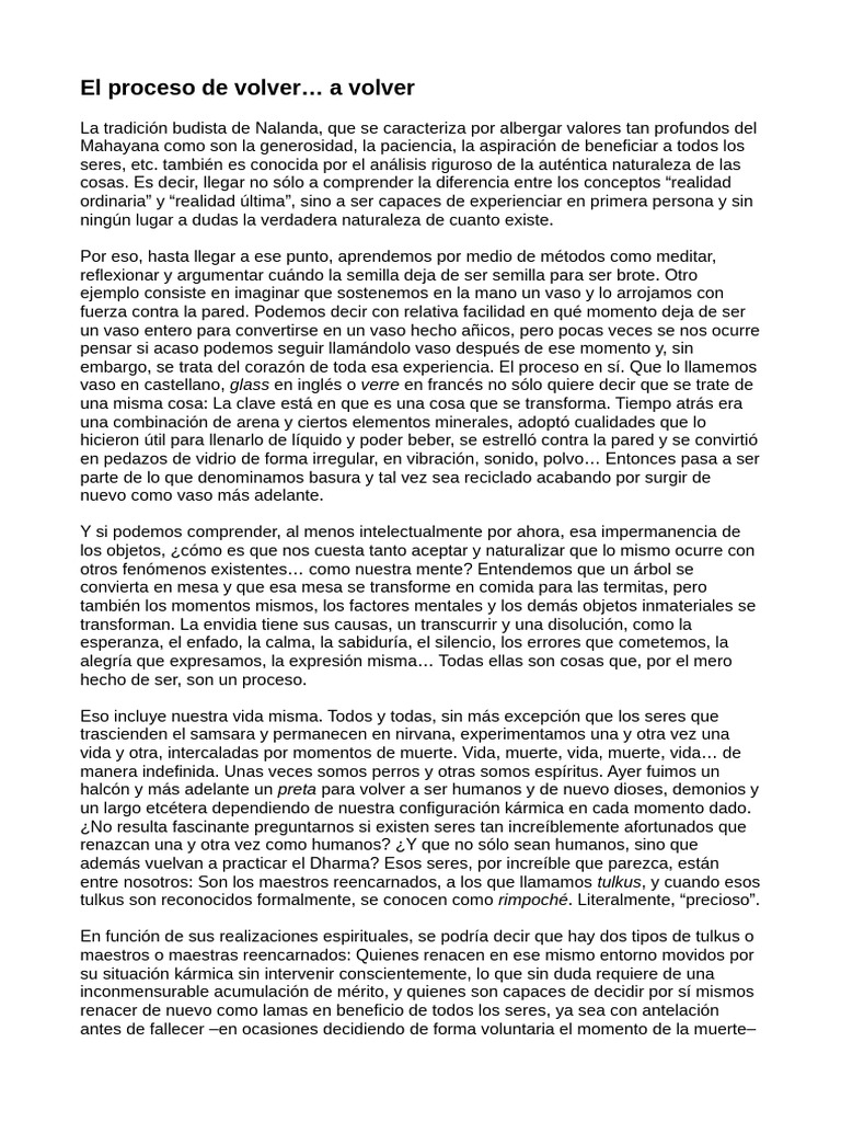 Nagarjuna Tulkus | PDF | Karma | Mente