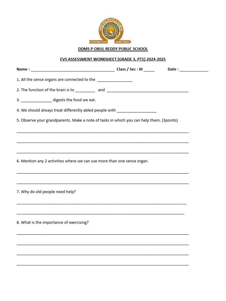 Grade 3 Evs Ws Posted In Gc Docx Pdf