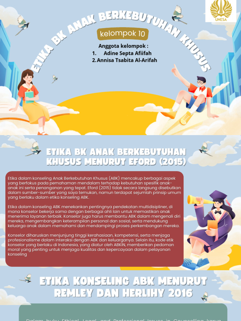 Etika Bimbingan Konseling ABK - Kel. 10 | PDF