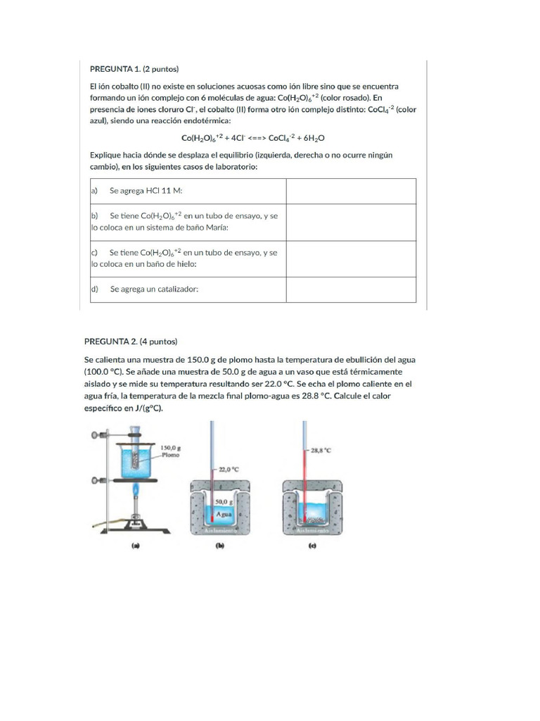 Banco de Preguntas Examen de Lab | PDF