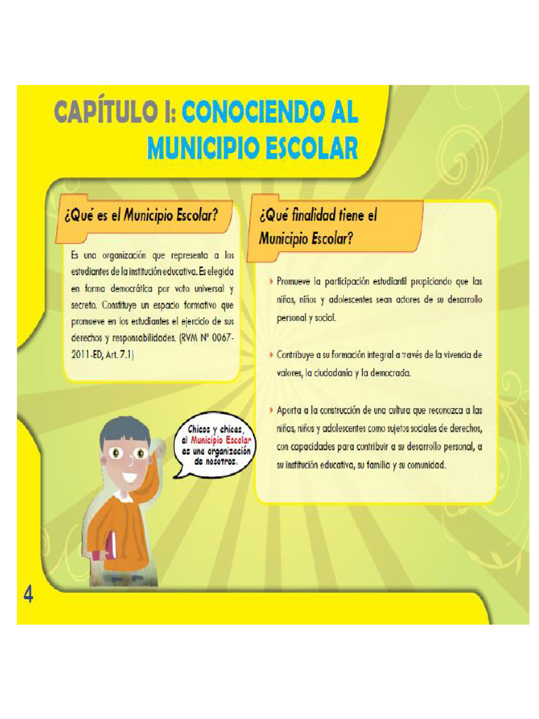 Qué es el Municipio Escolar (1) | PDF