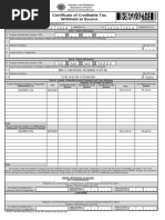 BIR Form 2307: Tax Withholding Certificate | PDF