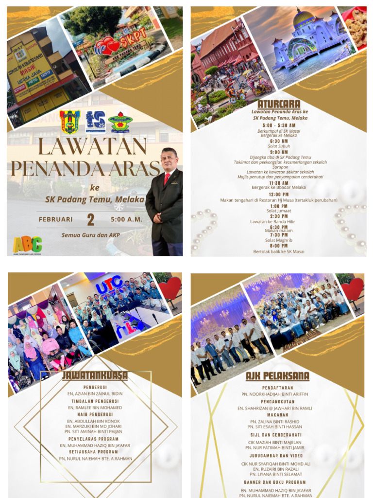 buku program lawatan penanda aras | PDF