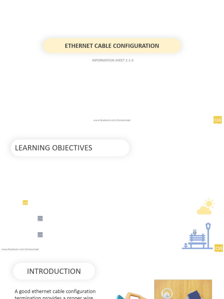 2.1-3 Ethernet Cable Configuration | PDF | Manufactured Goods ...
