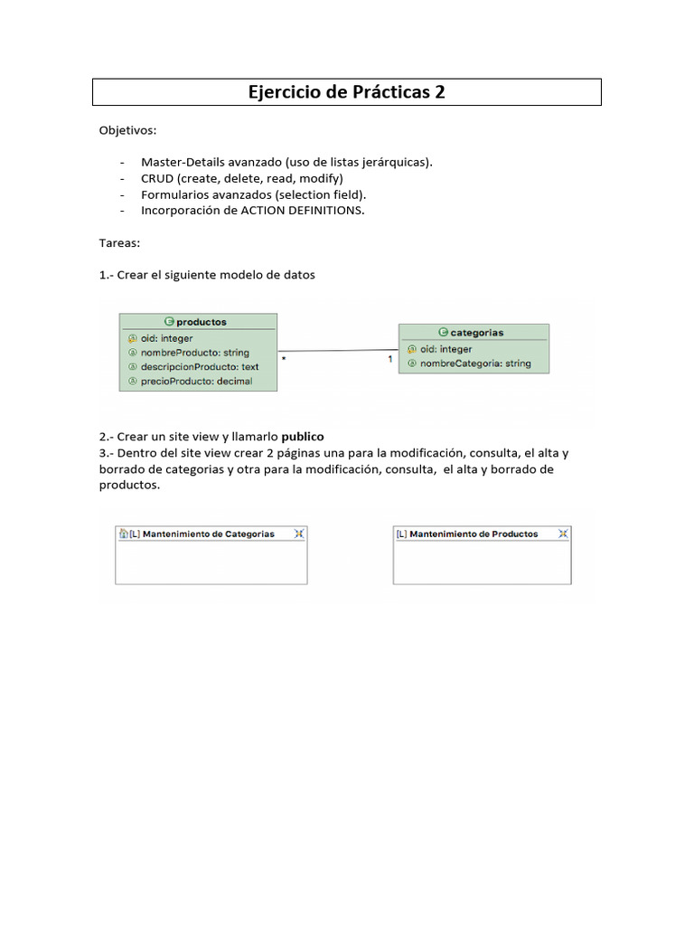 Ejercicio de Prácticas 2 2020 | PDF | Informática