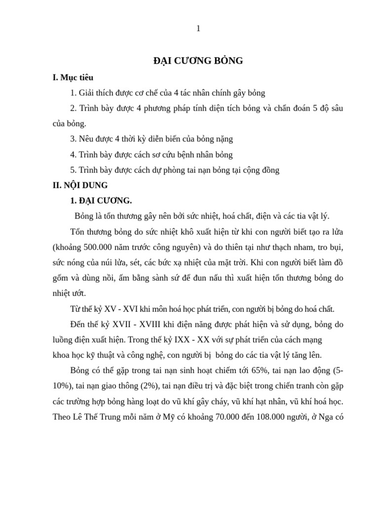 TLHT - Dai Cuong Bong | PDF