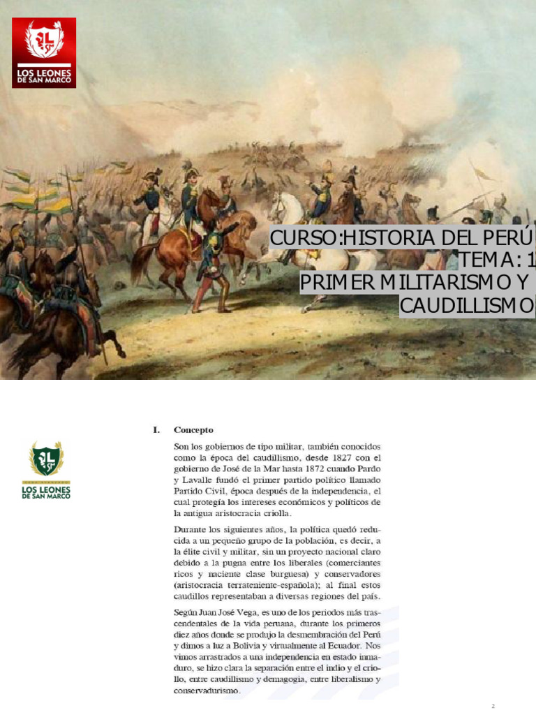 Historia del peru TEMA 1 mili y cau | PDF