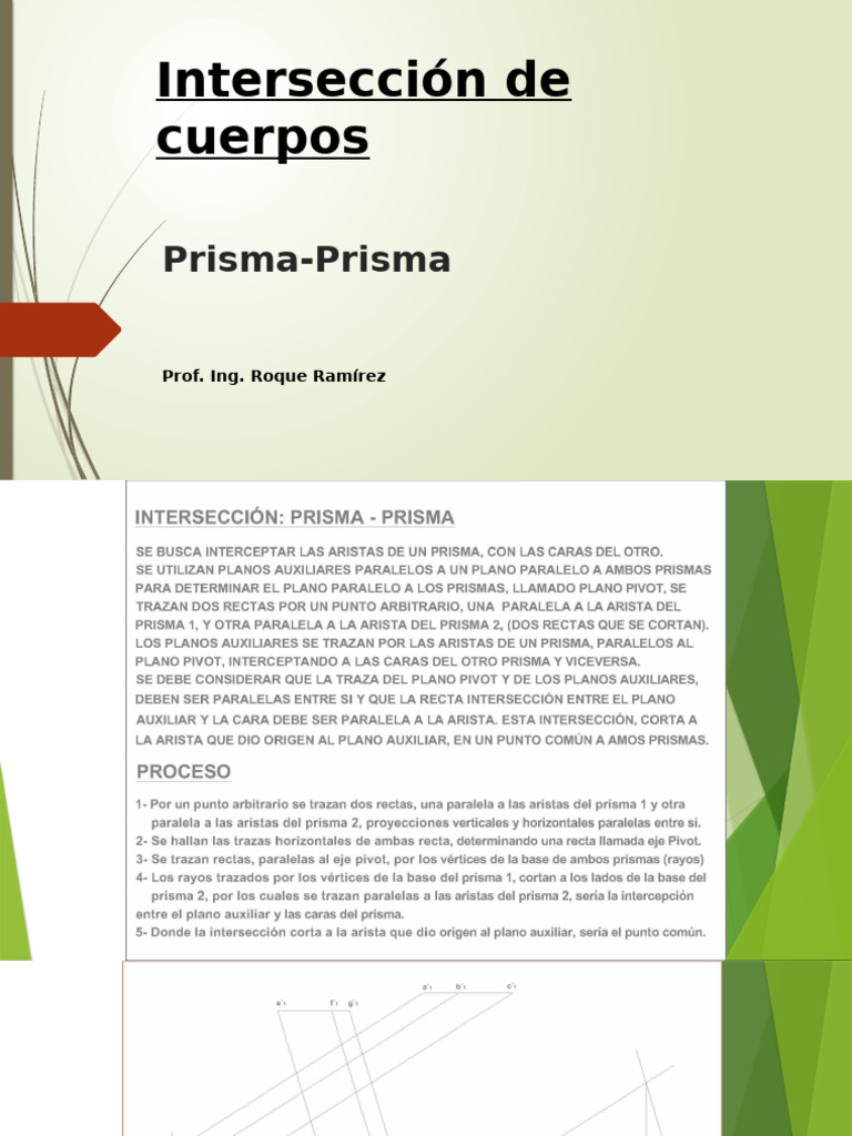 Intersección Prisma Con Prisma | PDF