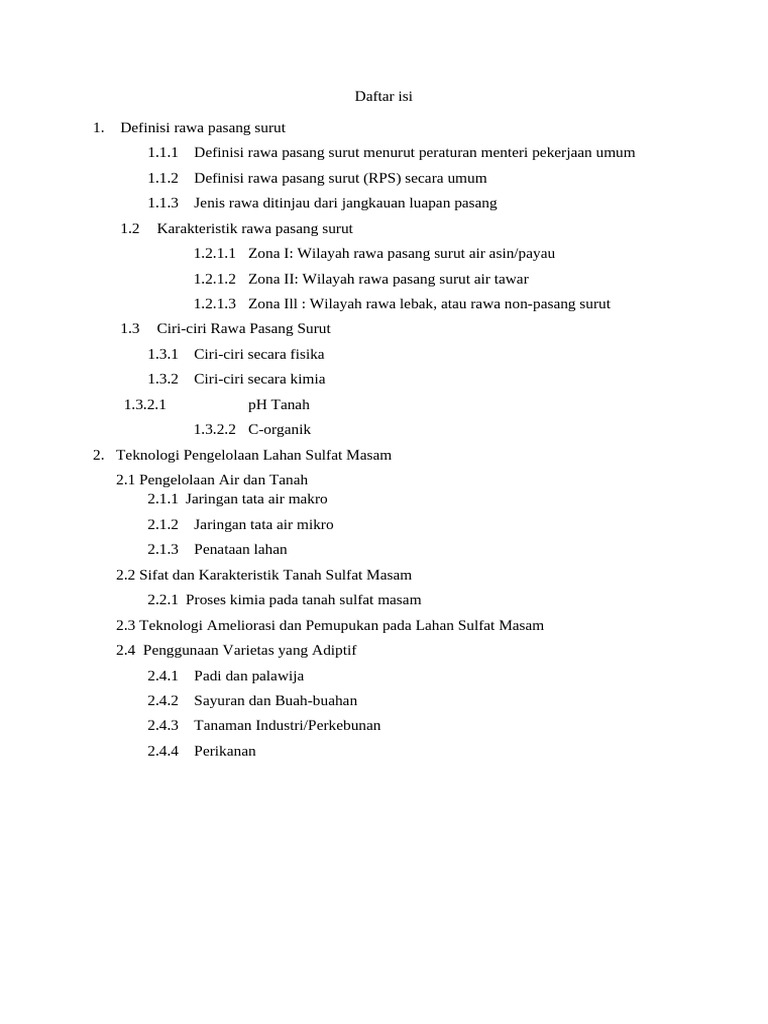 Daftar Isi | PDF