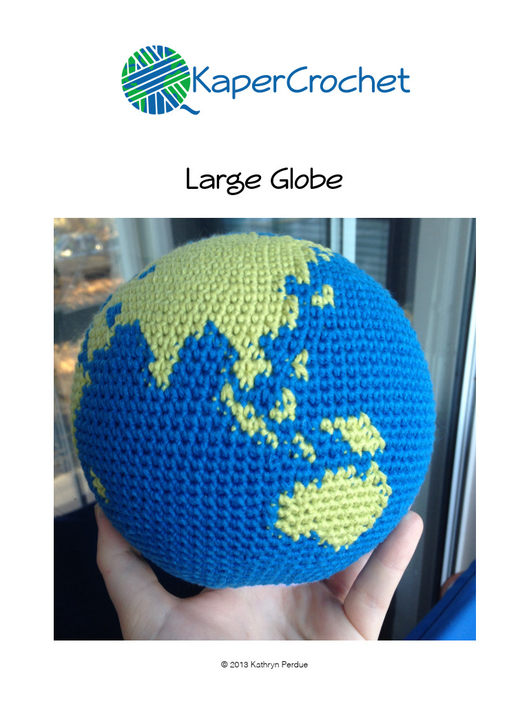 Free Large Globe Crochet Pattern | PDF