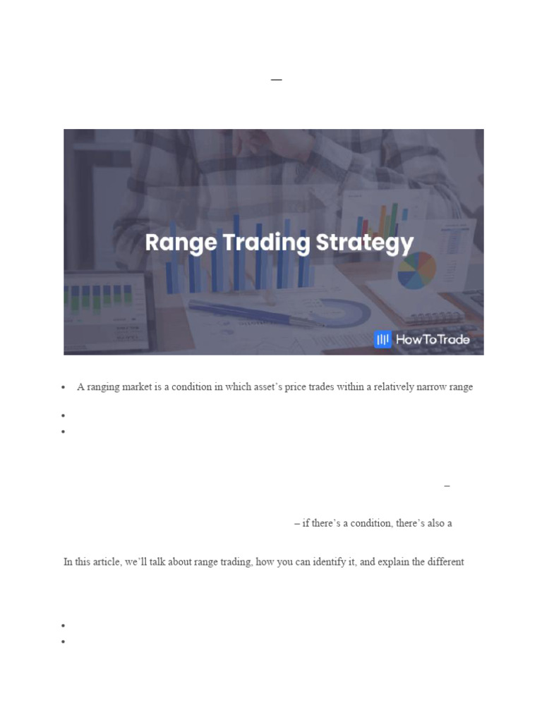 Range Trading Strategy - How To Trade A Ranging Market | PDF ...