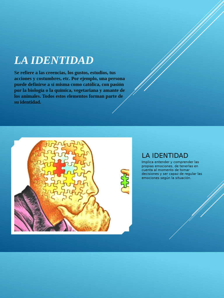 Identidad: Definición y Creación | PDF