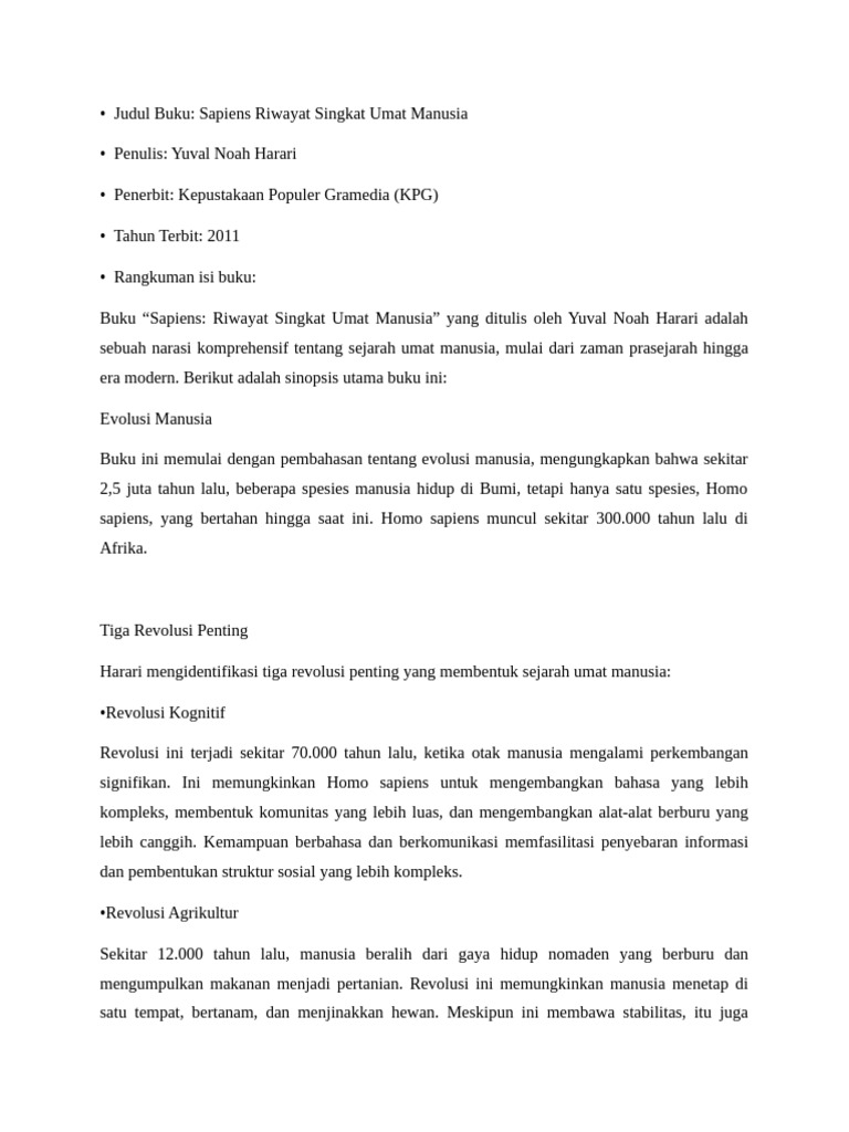 Resensi Buku Sejarah Shinta | PDF