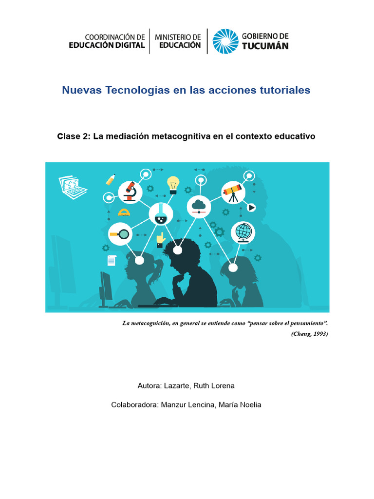 Clase 2 - Nuevas Tecnologías en Las Acciones Tutoriales. | PDF | Aprendizaje | Enseñando
