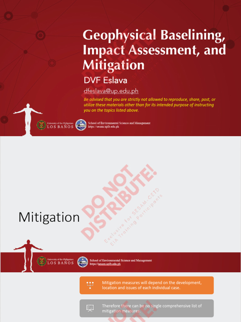 EIA 4 Mitigation_watermark | PDF | Climate Change Mitigation | Environmental Impact Assessment