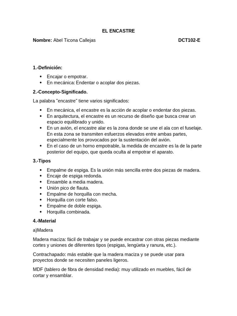 El Encastre | PDF | Conector eléctrico | Tornillo
