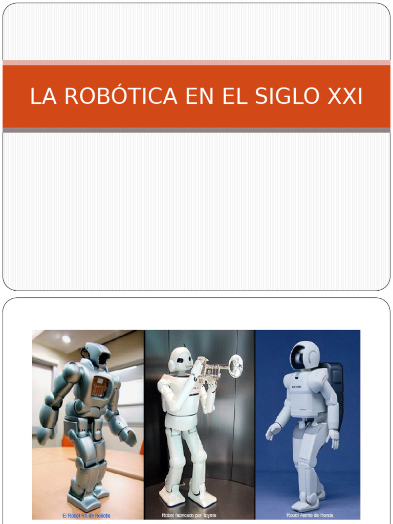 12la Robótica en El Siglo Xxi | PDF