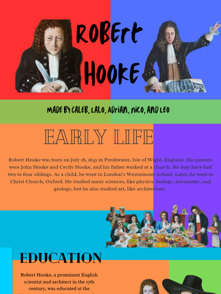 Robert Hooke: Life and Discoveries | PDF | Force | Science