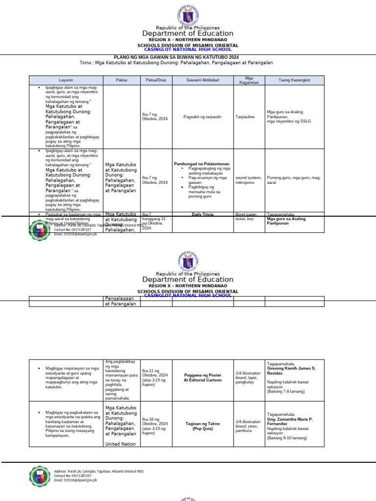 ACTION-PLAN-INDIGENOUS-PEOPLES-MONTH | PDF