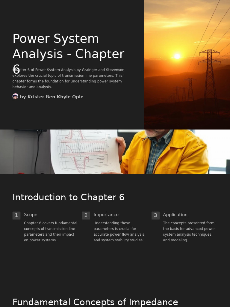 Power System Analysis Chapter 6 | PDF | Transmission Line | Electric Power Transmission