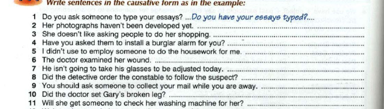 Grammar Have SMTH Done | PDF