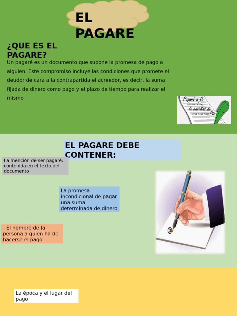 el pagare | PDF