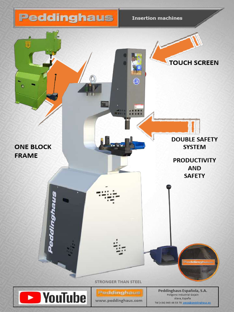 1_PEDDINSERT_insertion machines | PDF | Screw | Rivet
