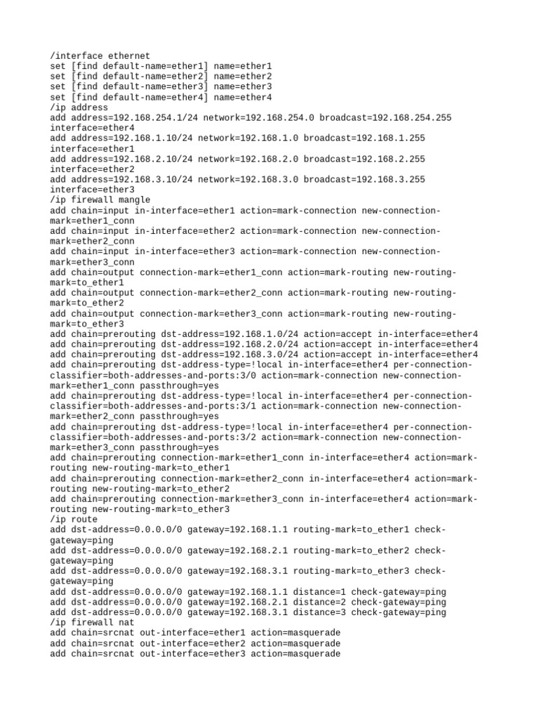 interface ethernet | PDF | Communications Protocols | Computer Network