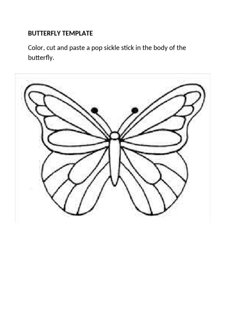 Butterfly Template | PDF
