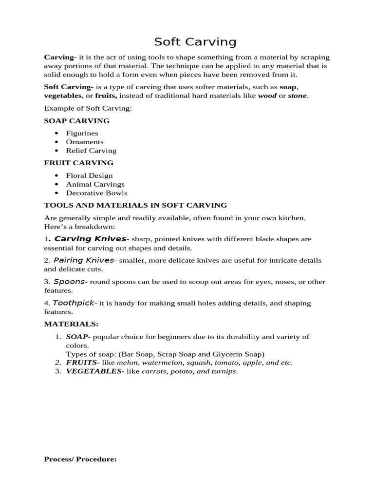 Soft-Carving-1 | PDF