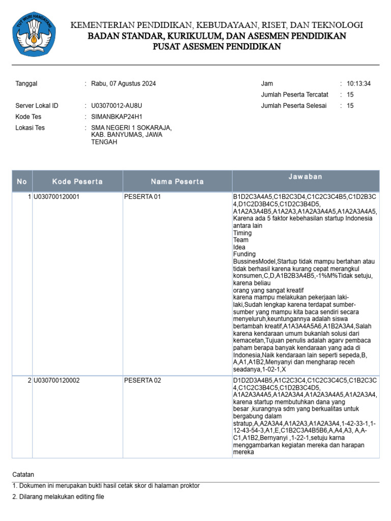 Labkom 1 - Laporan - Simulasi H1 | PDF