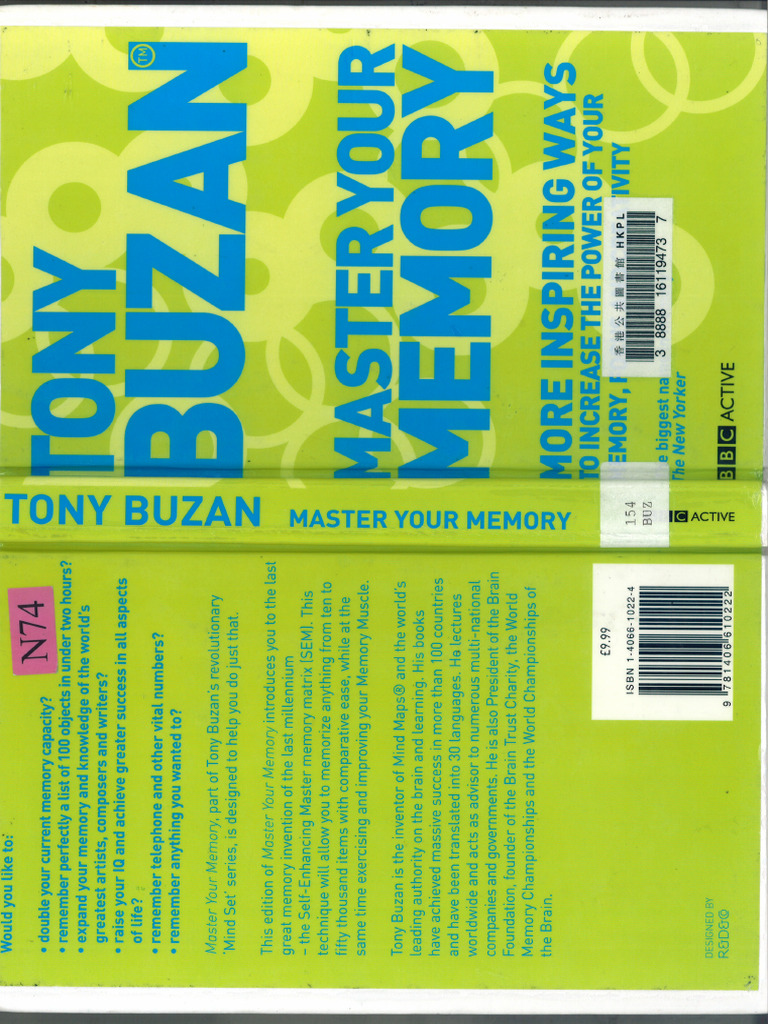 Tony Buzan Master Your Memory | PDF