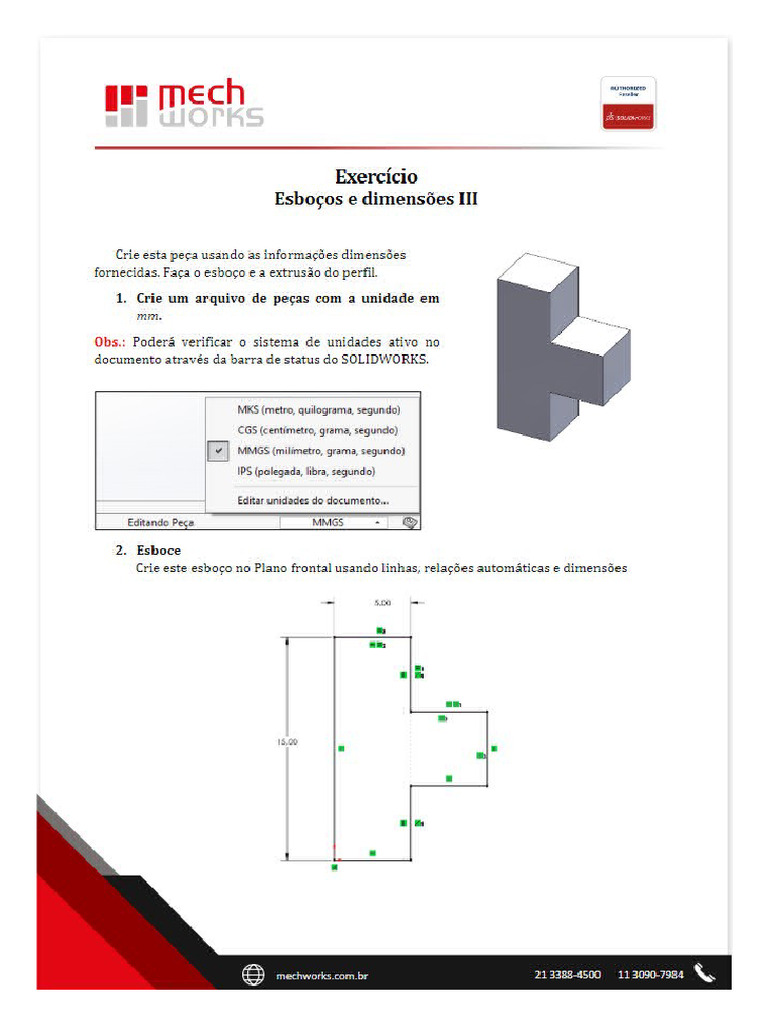 Esbocos e Dimensoes III | PDF