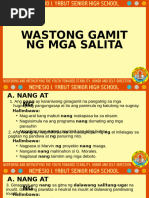 Wastong Gamit NG May at Mayroon | PDF