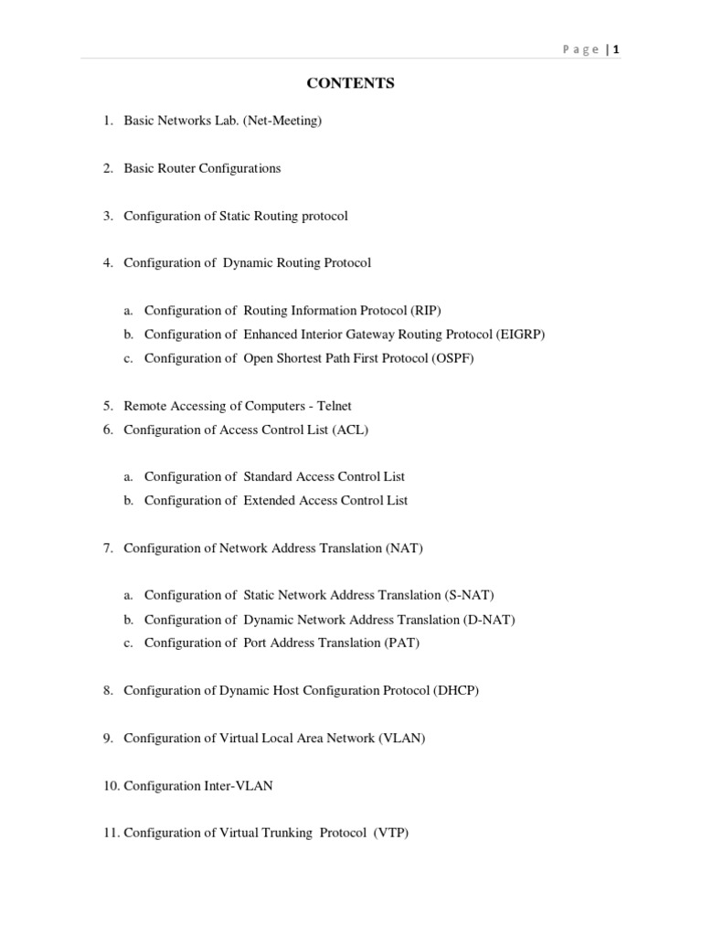 Ccna Lab Guide | PDF | Routing | Router (Computing)
