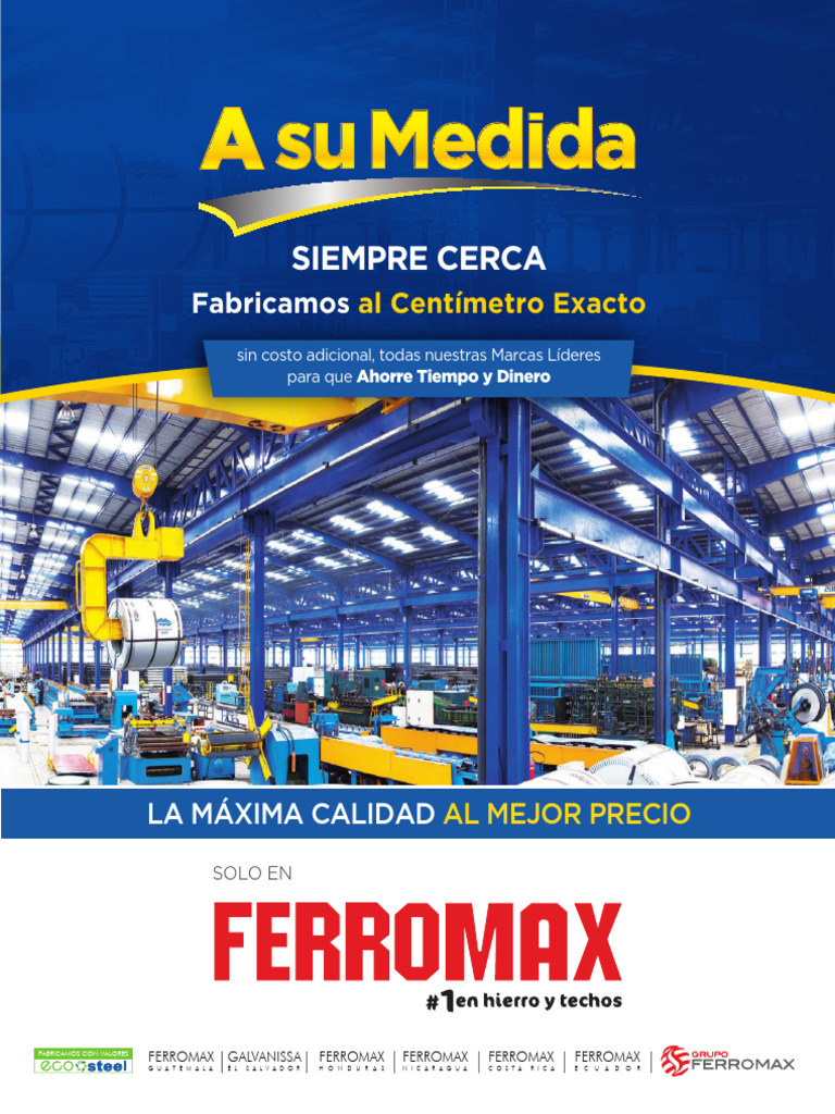 Catalogo de Productos Ferromax Honduras | PDF | Hormigón | Calidad ...