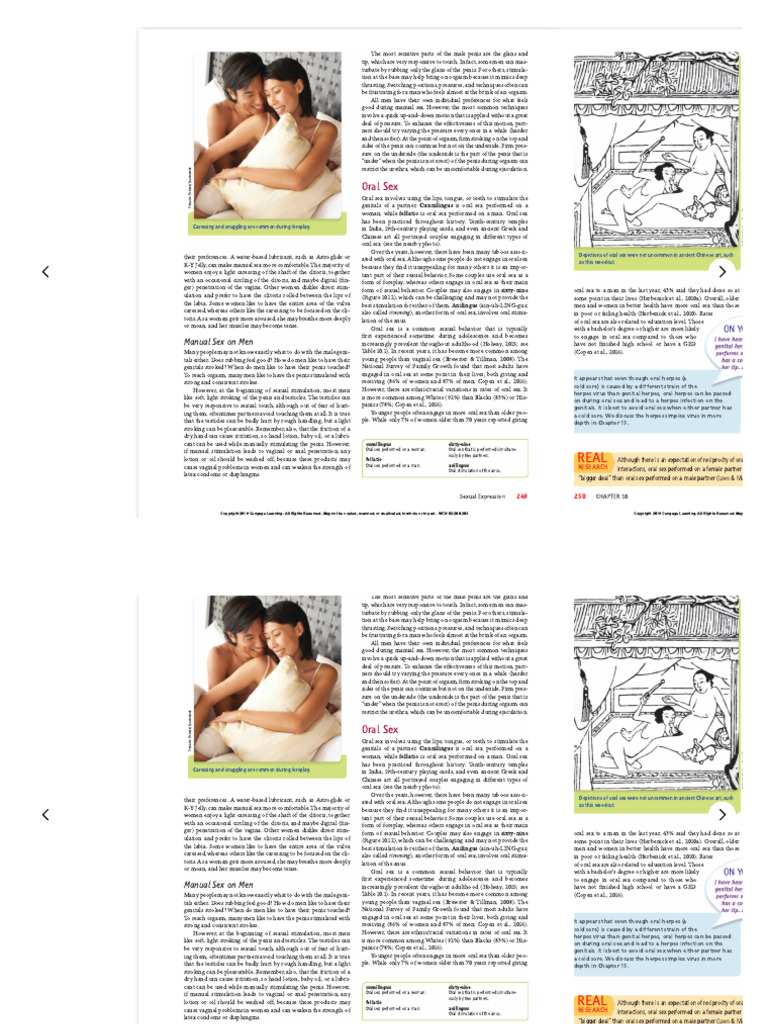 Carroll, Janell L. - Sexuality Now - Embracing Diversity-Cenage (2019) | PDF | Oral Sex | Orgasm