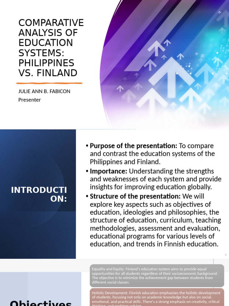 Education Systems: Philippines vs. Finland | PDF | Educational ...