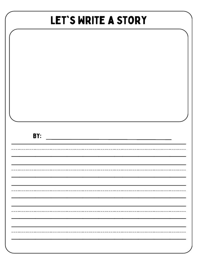 Let's Write A Story Worksheet | PDF