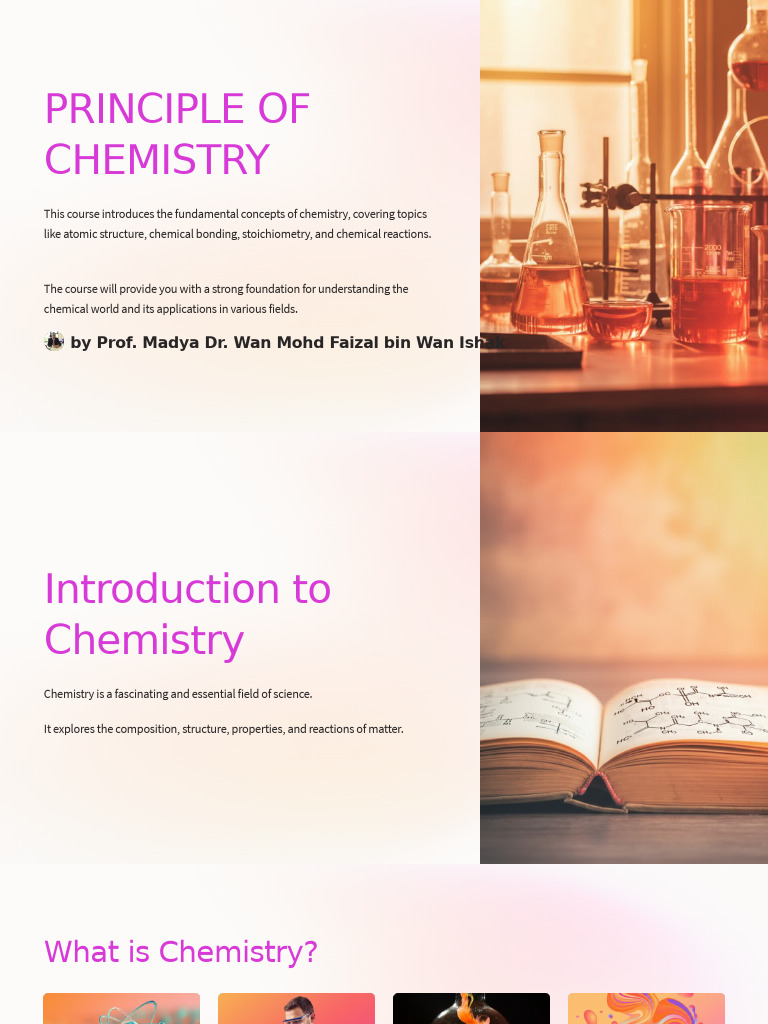 PRINCIPLE-OF-CHEMISTRY | PDF | Chemistry | Chemical Substances