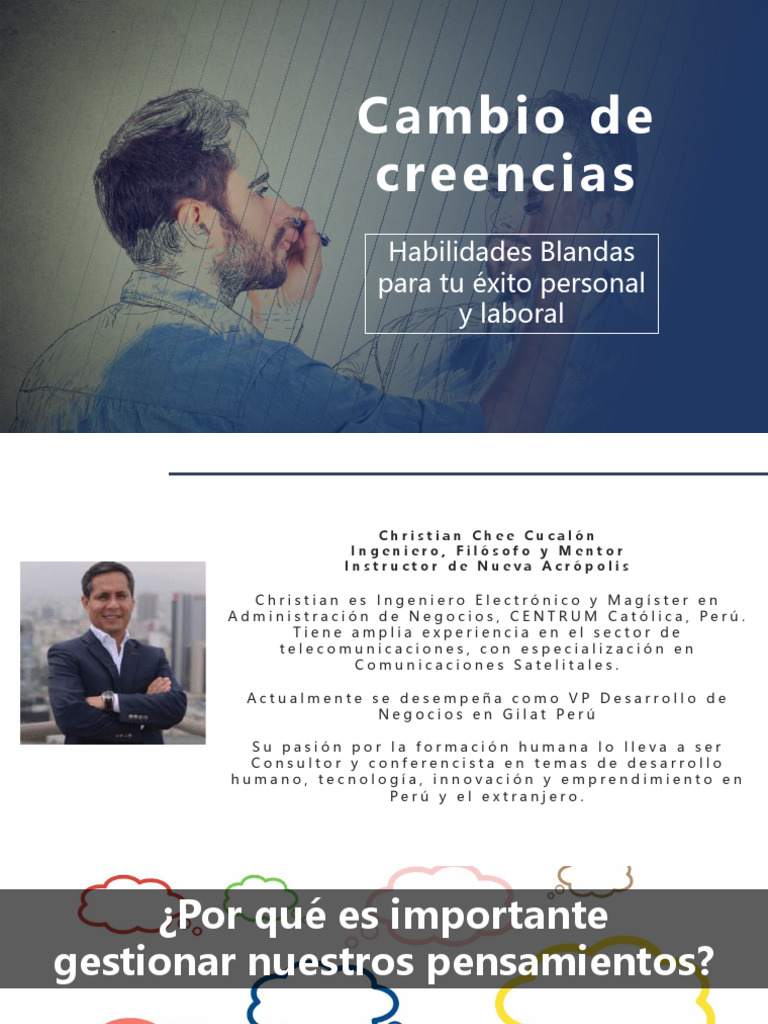 HB - Cambio de Creencias | PDF | Terapia racional de comportamiento emotivo | Pensamiento