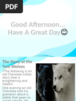 The Story of Two Wolves | PDF