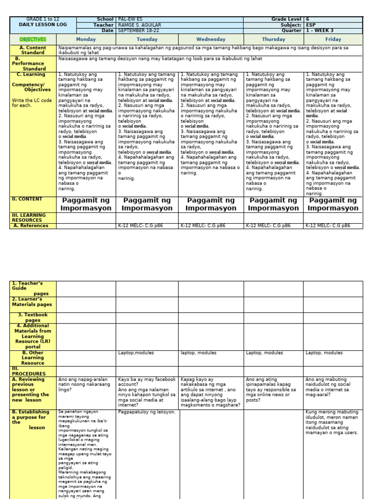 Week3 DLL Esp | PDF