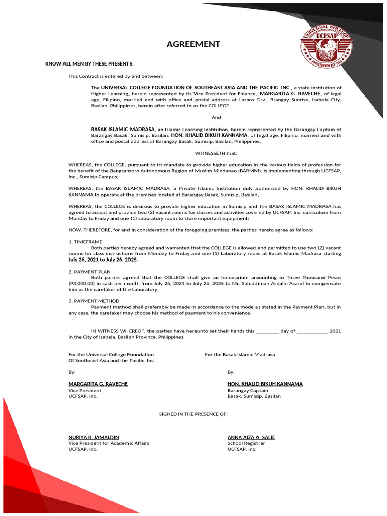 Building Agreement - 090845 | PDF
