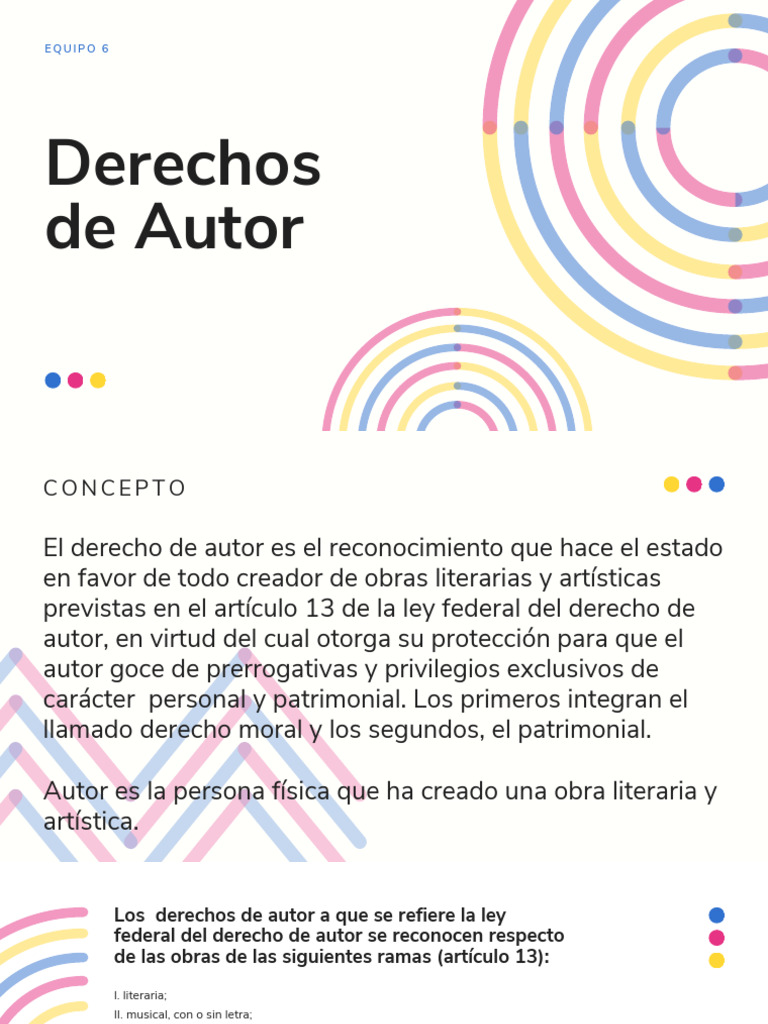 Derechos de Autor | PDF | Autor