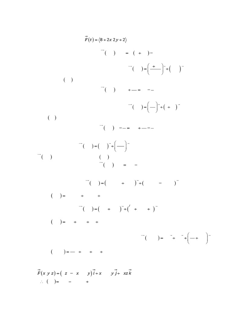Vector Fields Flow Line Equations | PDF | Algebra | Vector Calculus