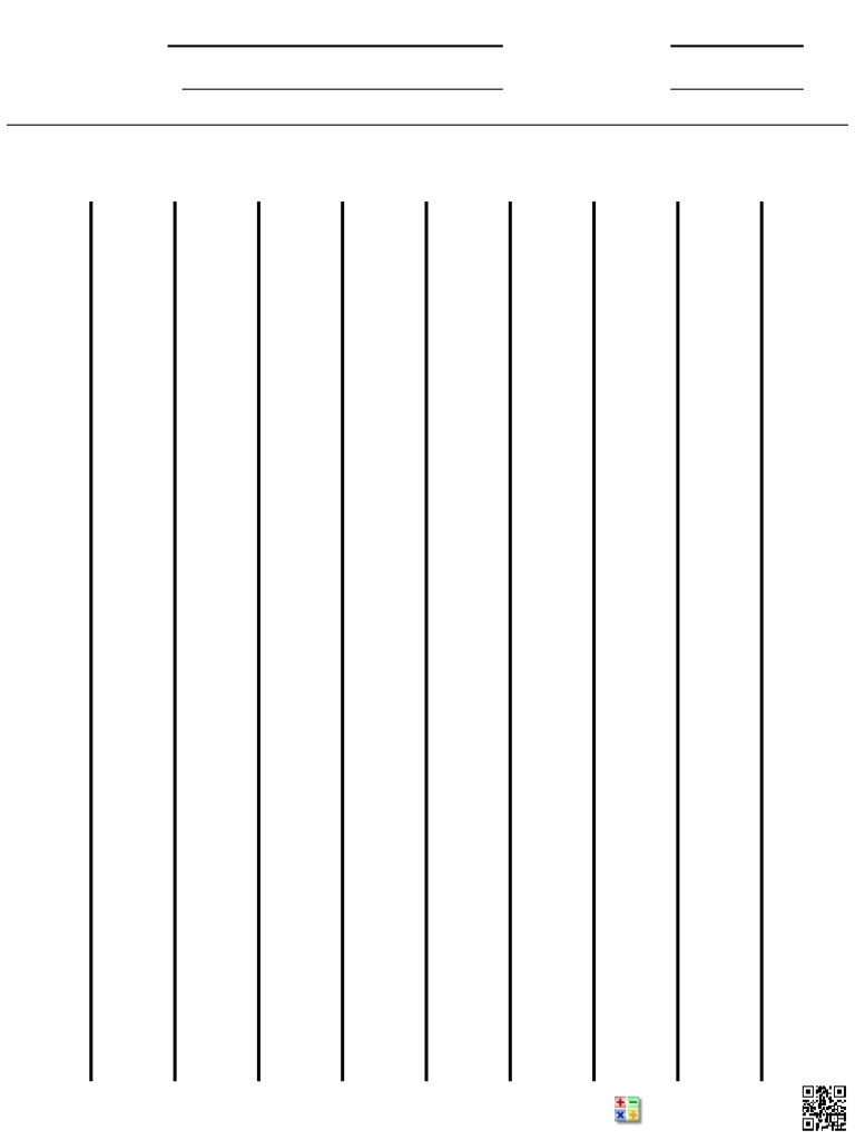 Number Lines Graph Paper Vertical | PDF | Graph Theory | Mathematical ...