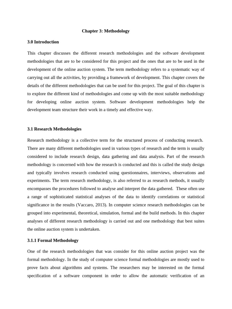 Chapter Three Methodology | PDF | Software Development Process | Unified Modeling Language