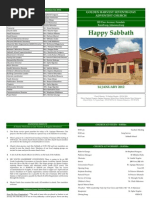 Church Year Plan Template | PDF | Seventh Day Adventist Church | Elder ...