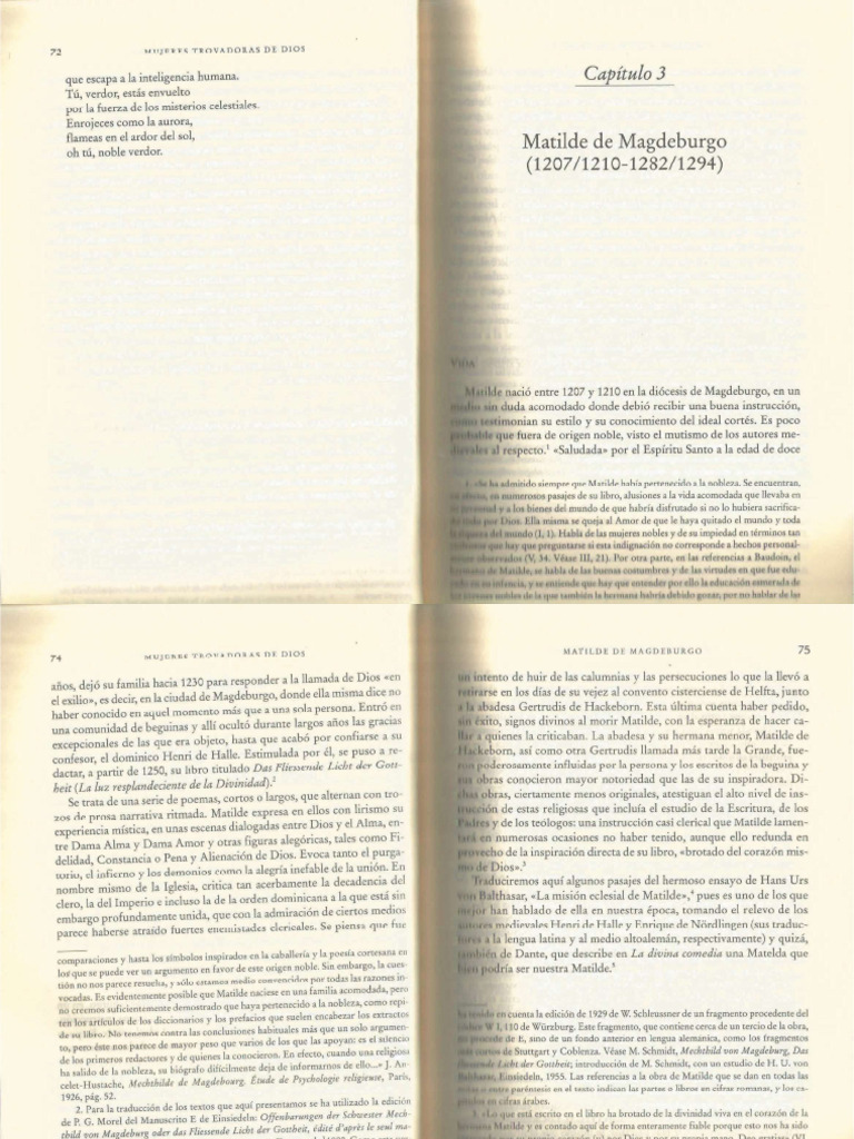 Mujeres Trovadoras - Matilde | PDF